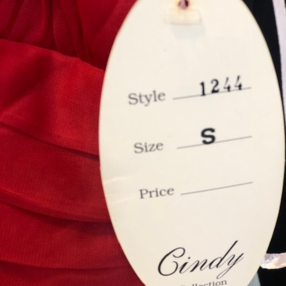 Cindy Collection | Dresses | New Cindy Collection Short Red Dress With ...